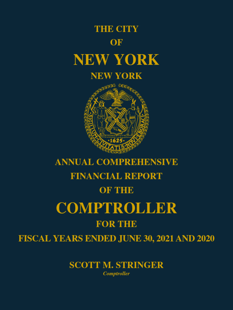 Acfr 2021 | PDF | Finance & Money Management