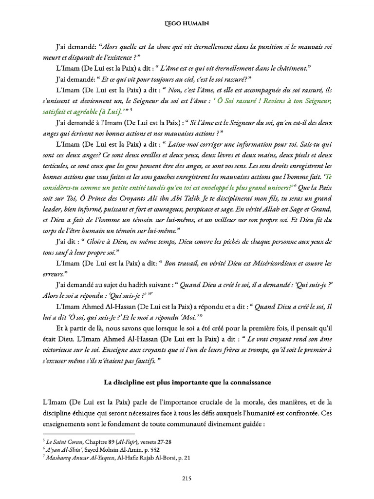 C'est Quoi Un Ego? | PDF