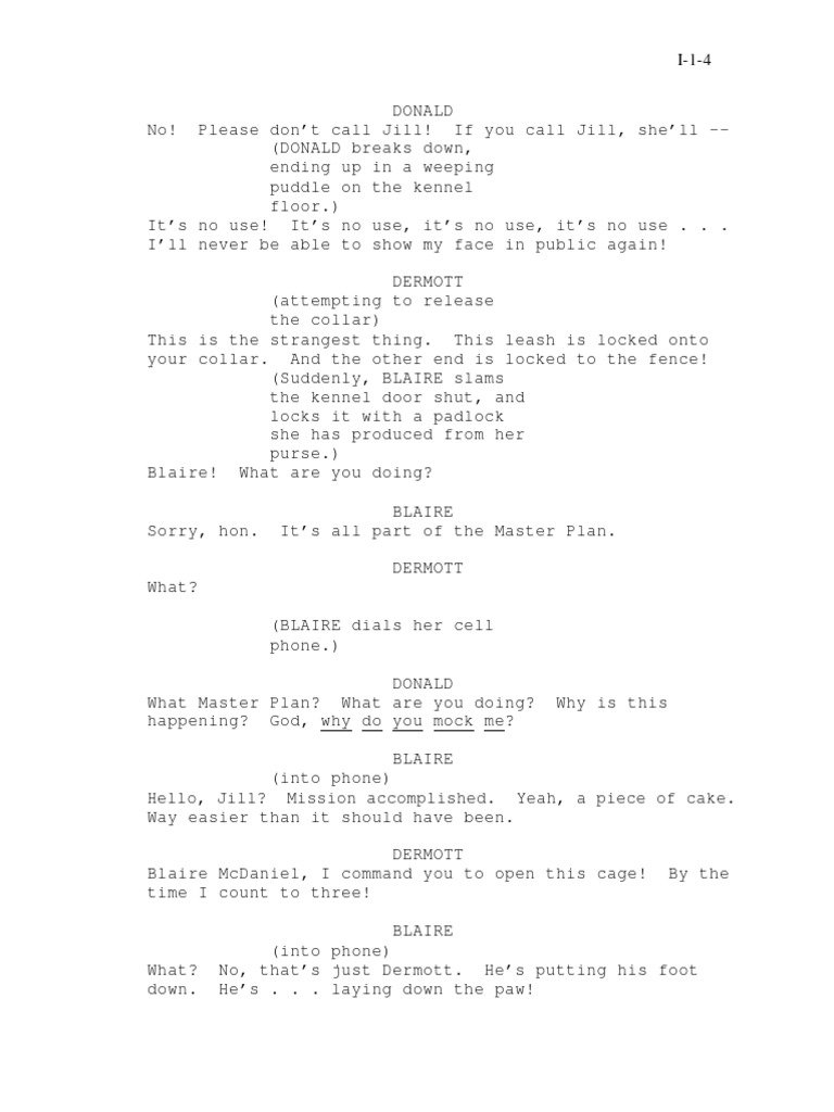 Play Format Example | PDF