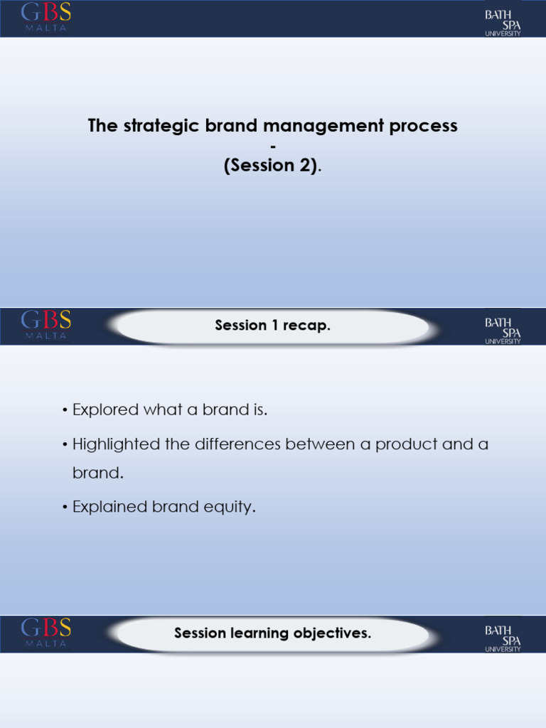 Strategic Brand Management Guide | PDF | Brand | Marketing
