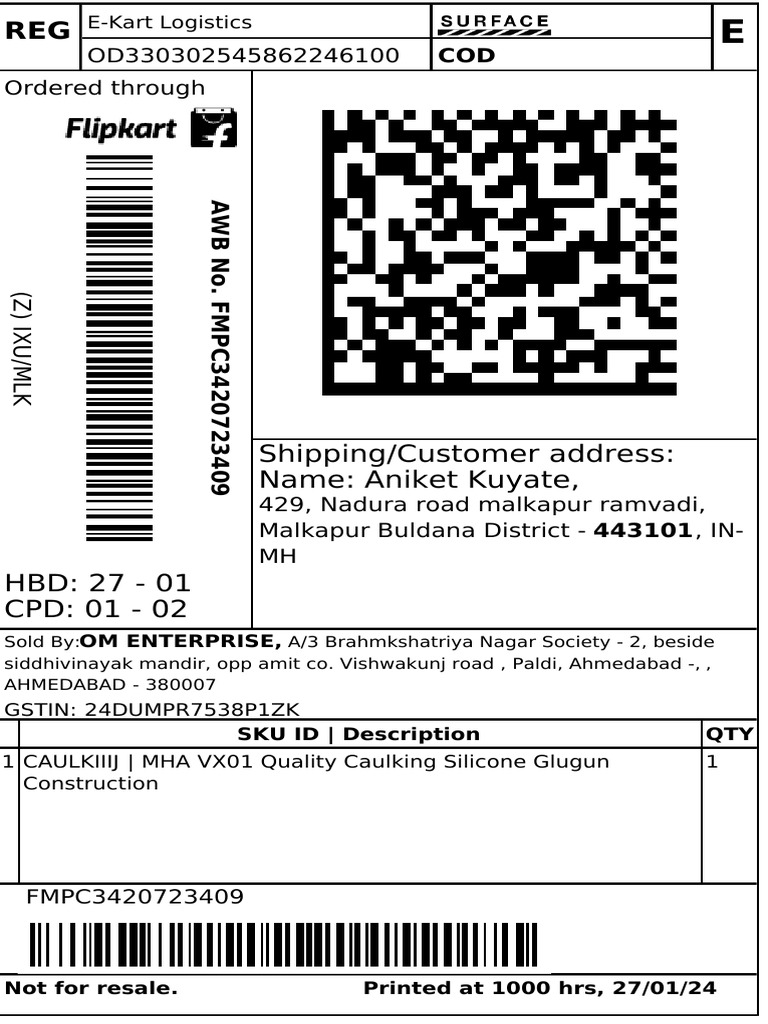 Flipkart-Labels-27-Jan-2024-10-00 (1) (1) (1) - Cropped-Cropped | PDF