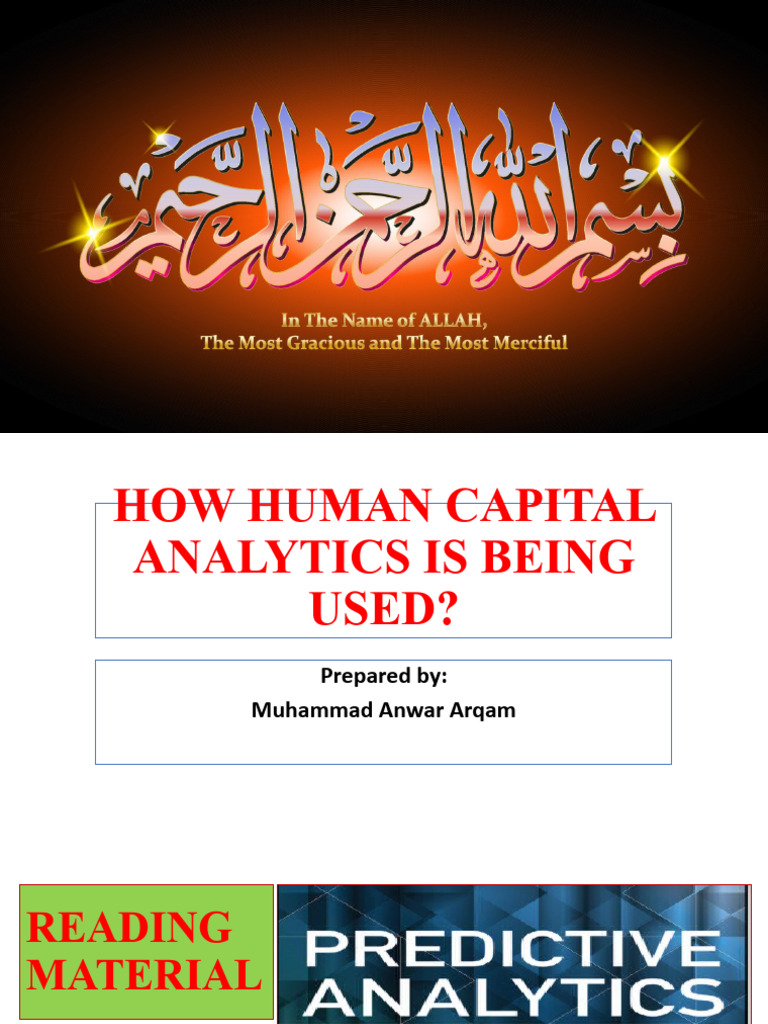 How Human Capital Analytics Is Being Used | PDF | Analytics | Cognition