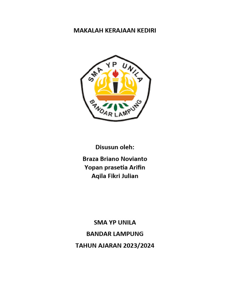Makalah Kerajaan Kediri | PDF