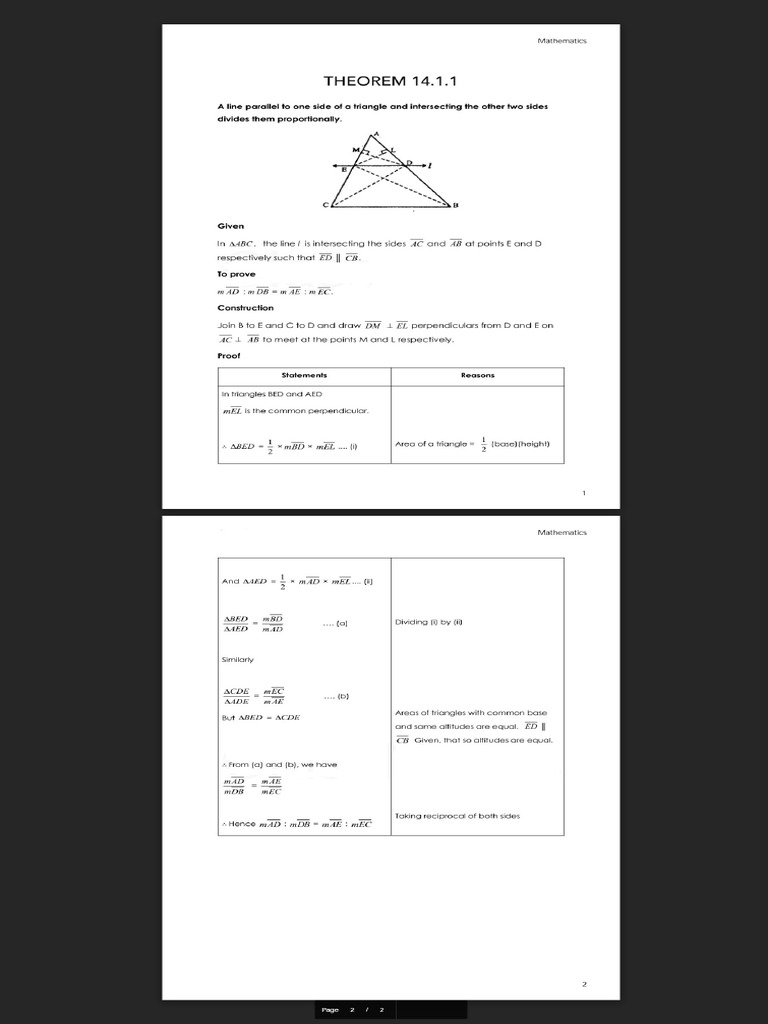 9th Class-Math Notes-Chapter-14-Fed Board | PDF