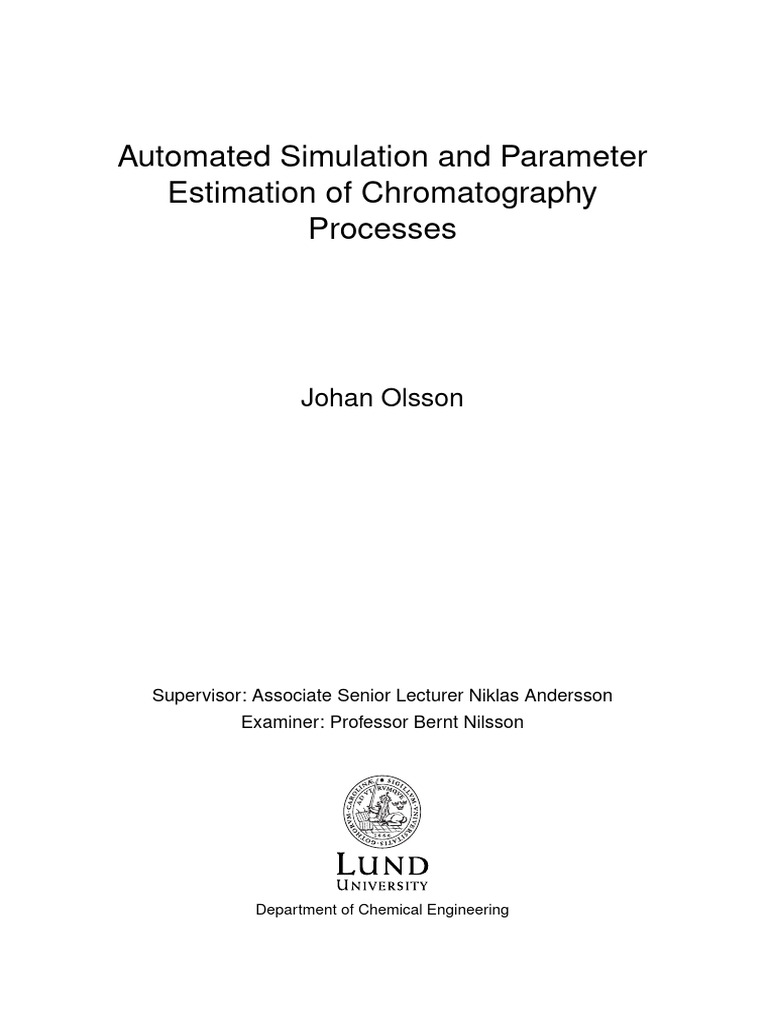 Automated Simulation And Parameter Estimation Pdf Technology