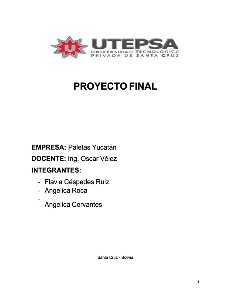 PDF Proyecto Final Planif y Control 2 - Compress | PDF | Planificación | Leche