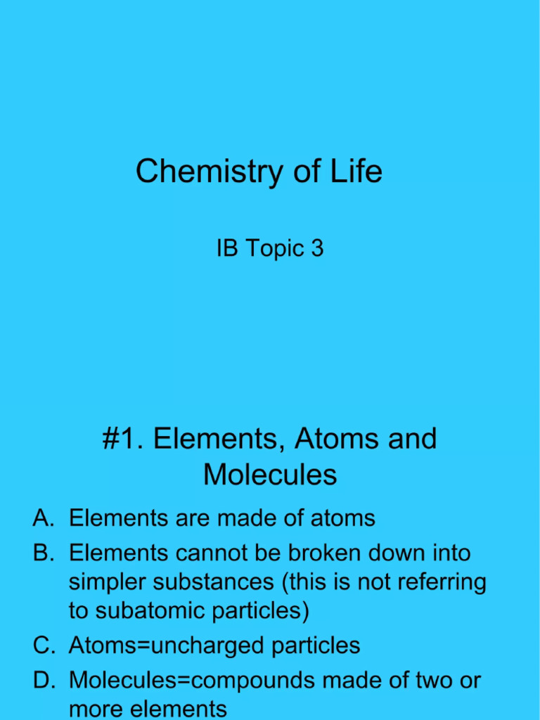 Biochemistry PowerPoint | PDF