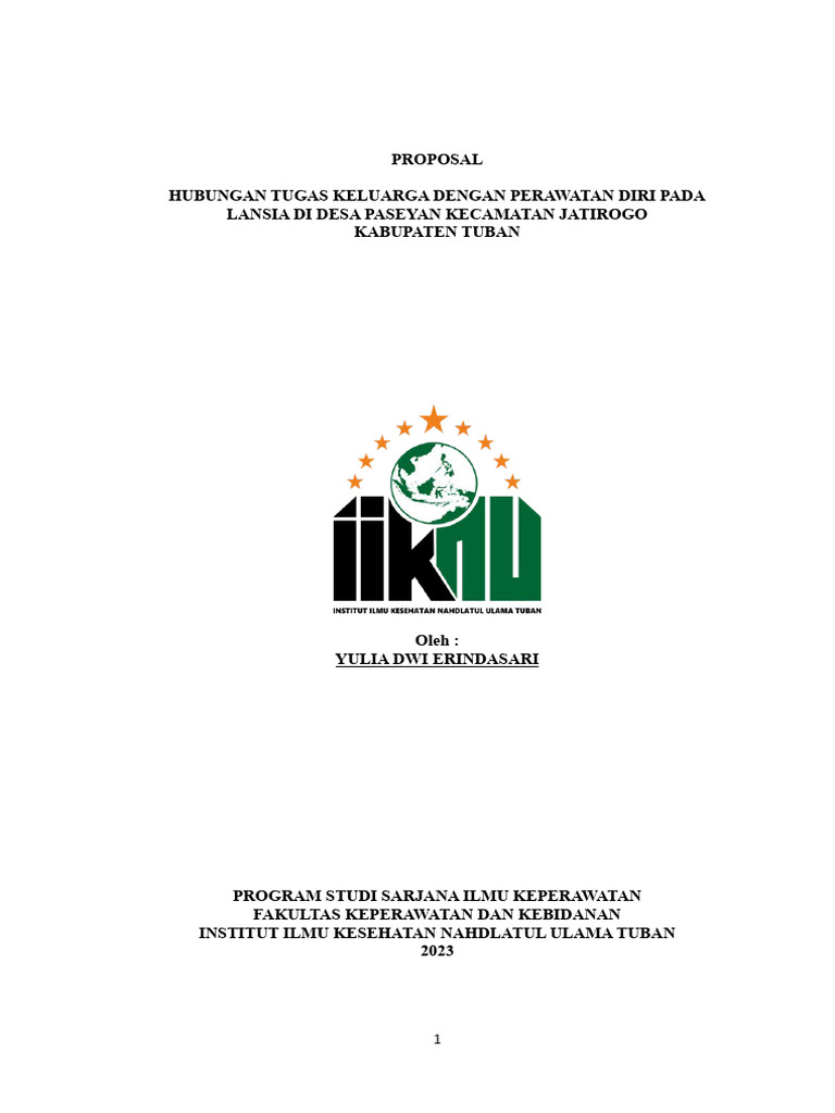 Proposal Yulia Dwi Erindasari Revisi Sempro | PDF