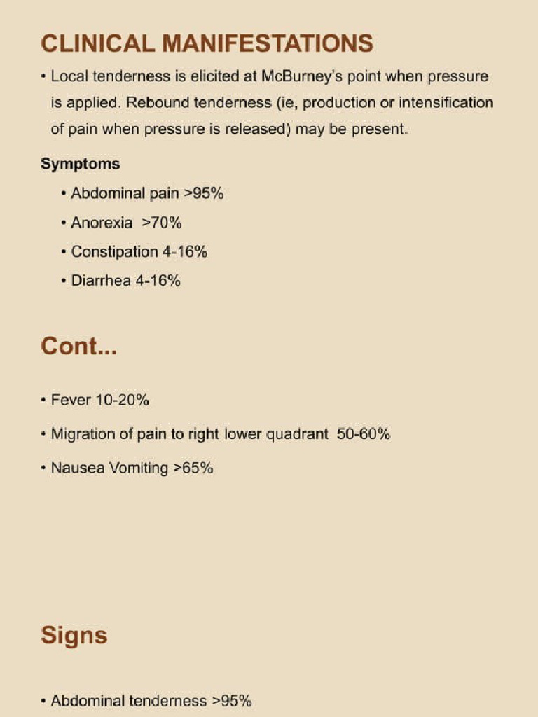 Appendicitis | PDF