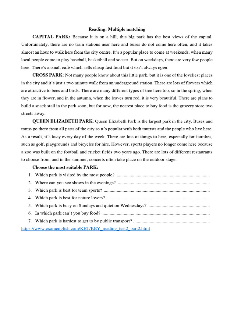 Lesson 15 - Practice | Download Free PDF | Transport