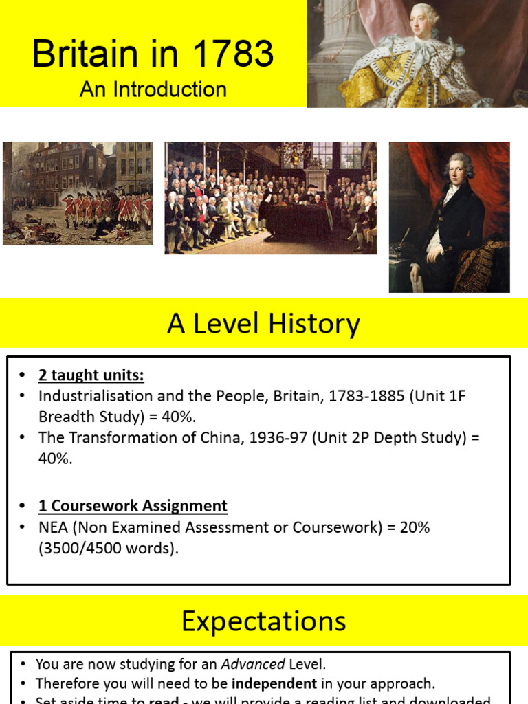 Britain in 1783 - An Introduction | PDF | Abolitionism | Elections