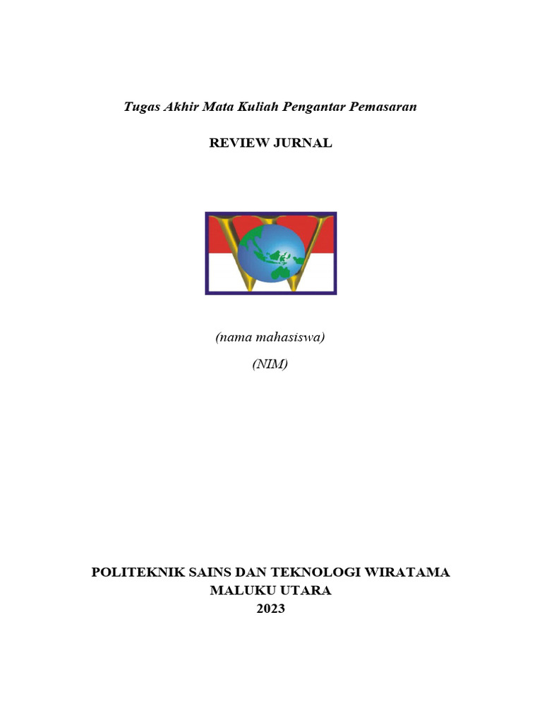 Contoh Format Review Jurnal | PDF
