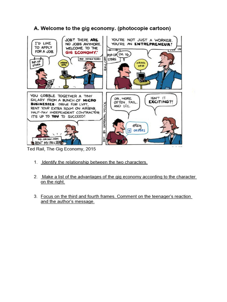 Welcome To The Gig Economy | PDF