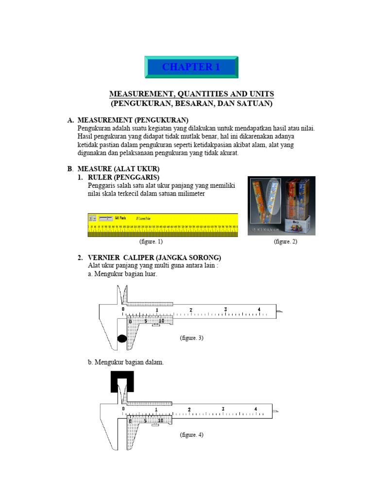 Microsoft Word - CHAPTER 1 MEASUREMENT, QUANTITIES AND UNIT | PDF