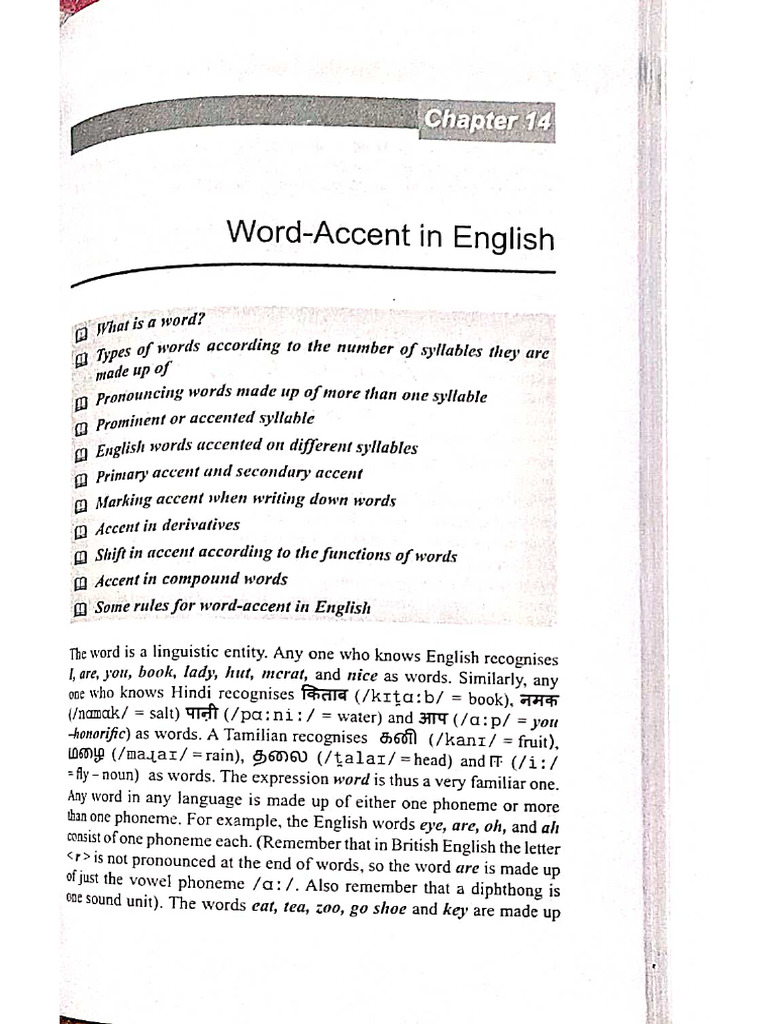 Word Accent | PDF
