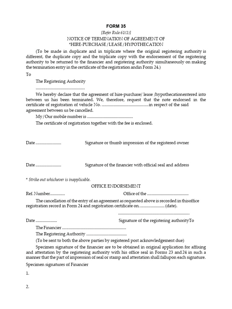Form 35 | PDF | Justice | Crime & Violence