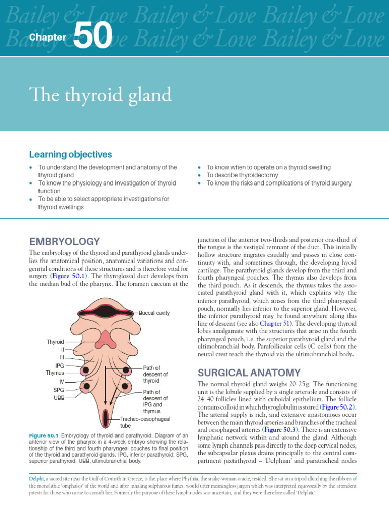 Pages From Bailey and Love's Short Practice of Surgery | PDF | Thyroid ...