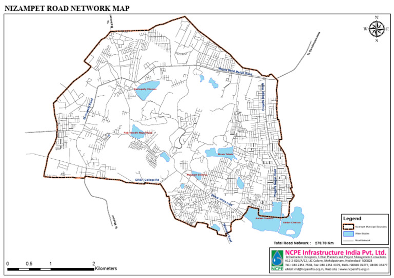 Nizampet Road Network Overview | PDF