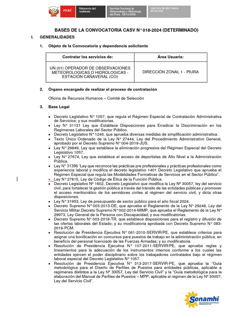 Convocatorias | PDF | Titulo academico | Perú