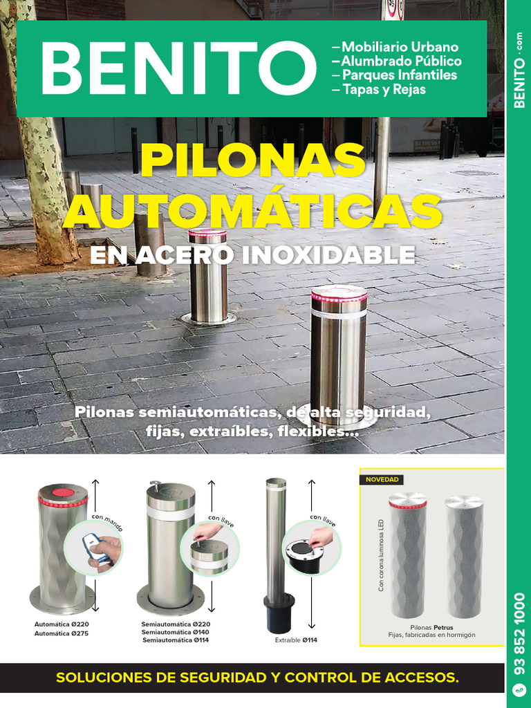 BENITO - Urban Mini Pilonas IP817 V2 | PDF | Diodo emisor de luz | Semáforo