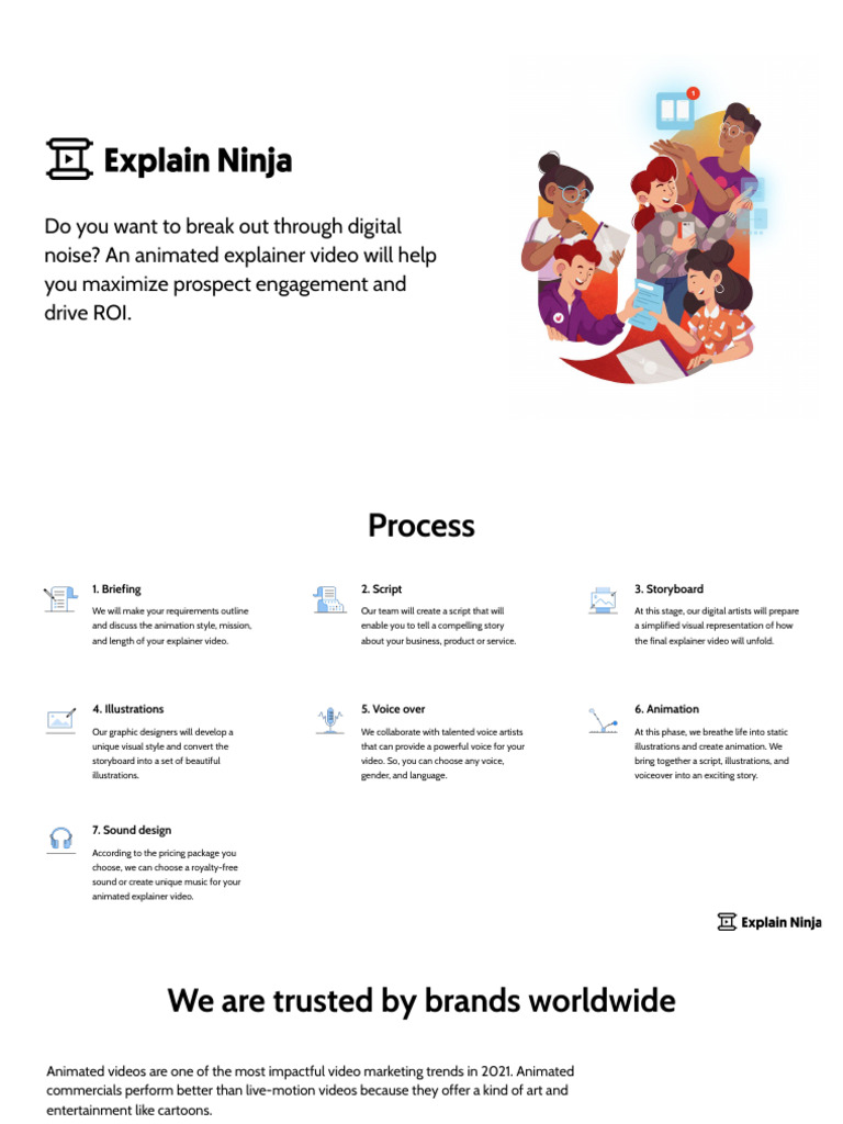 Explain Ninja Presentation 1 | PDF | Animation | Brand