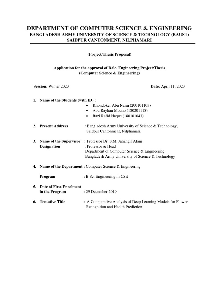 A Comparative Analysis of Deep Learning Models For Flower Recognition ...