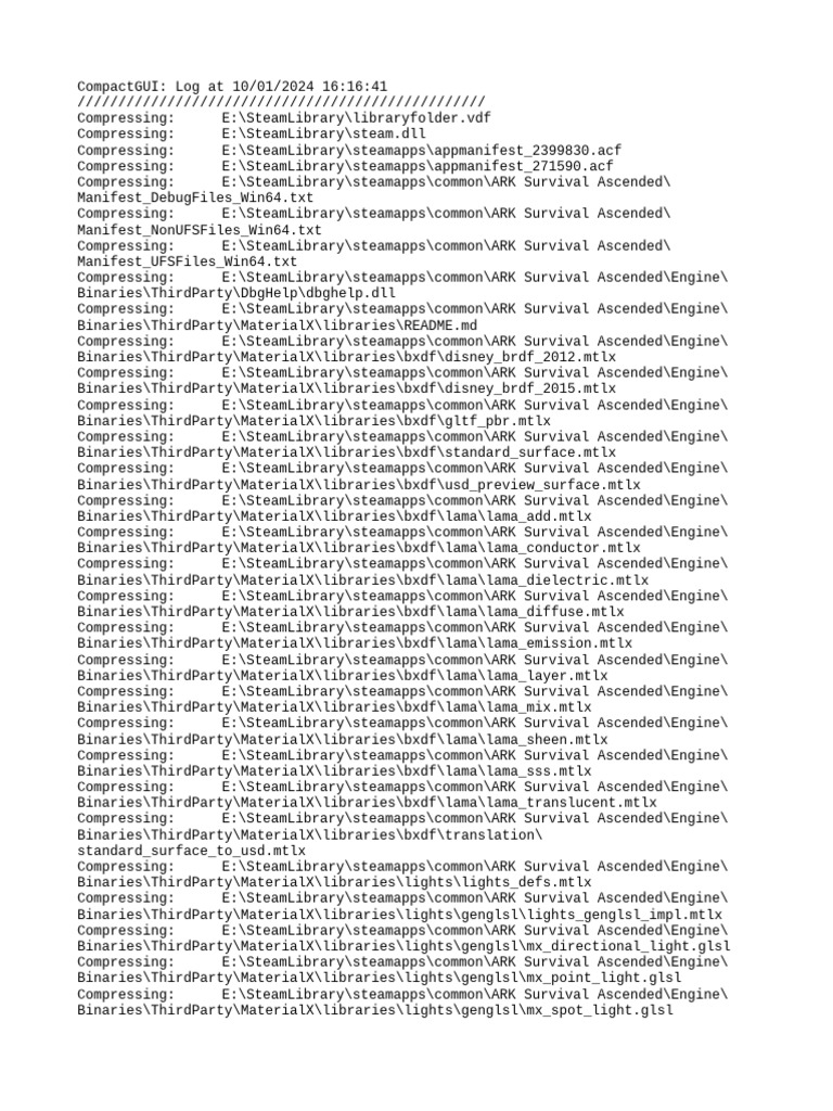 Compact Gui Log | PDF | Computer Programming | Computer Libraries
