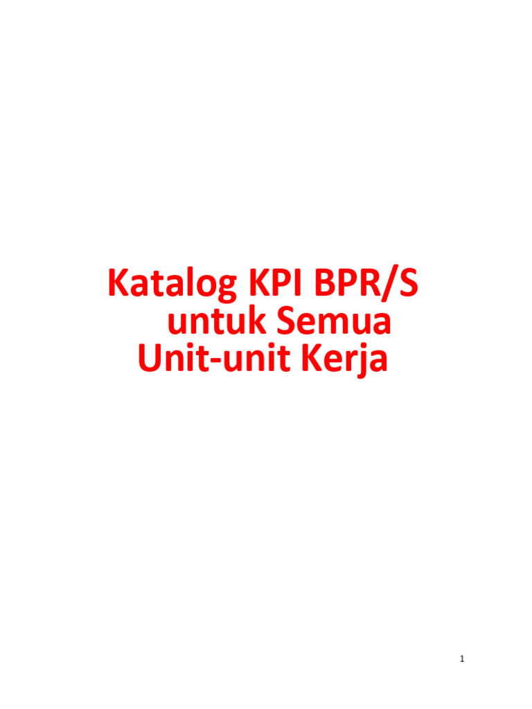 Katalog KPI BPR-S | PDF