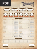 MrGone's Character Sheets | PDF | Campaign Settings