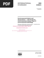 ISO 14021 2016 Amd 1 2021 (En) | PDF | Life Cycle Assessment | International Organization For ...