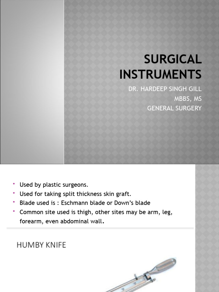 Surgical Instruments | PDF | Surgery | Gallbladder