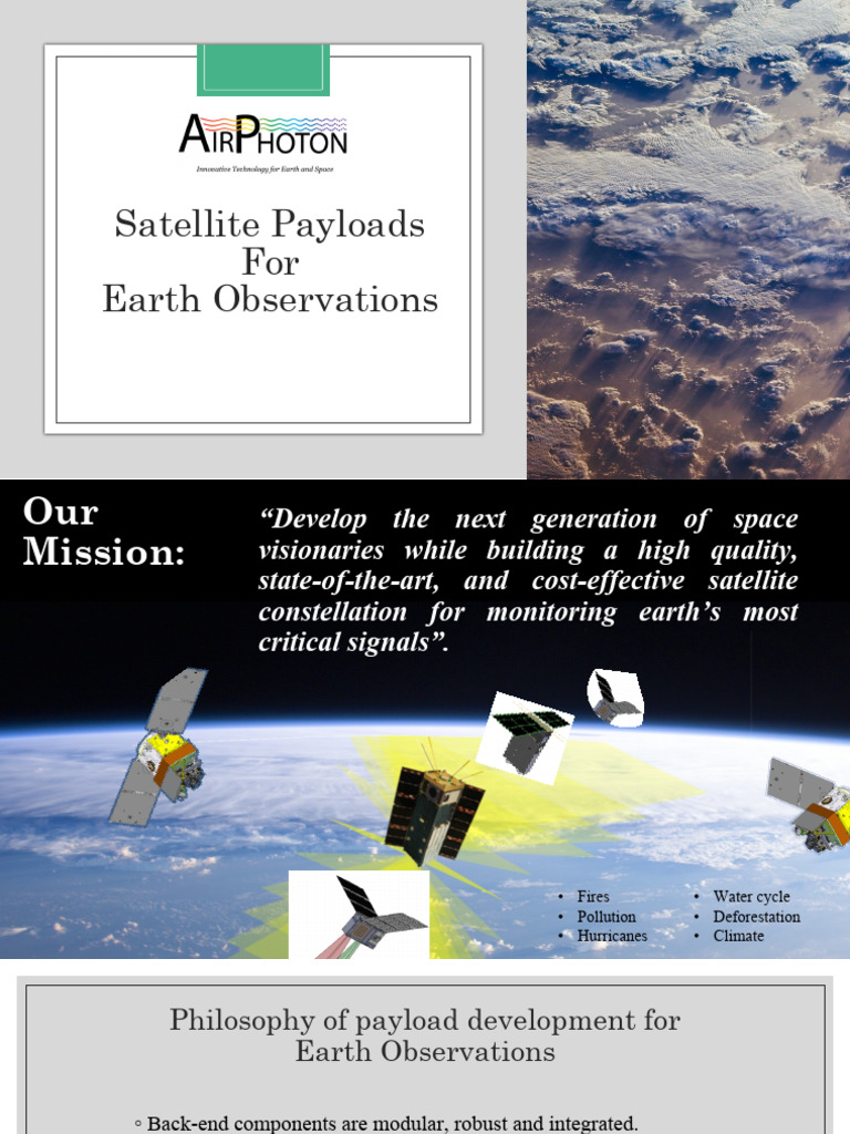 Airphoton Satellite Payloads | PDF | Field Of View | Satellite