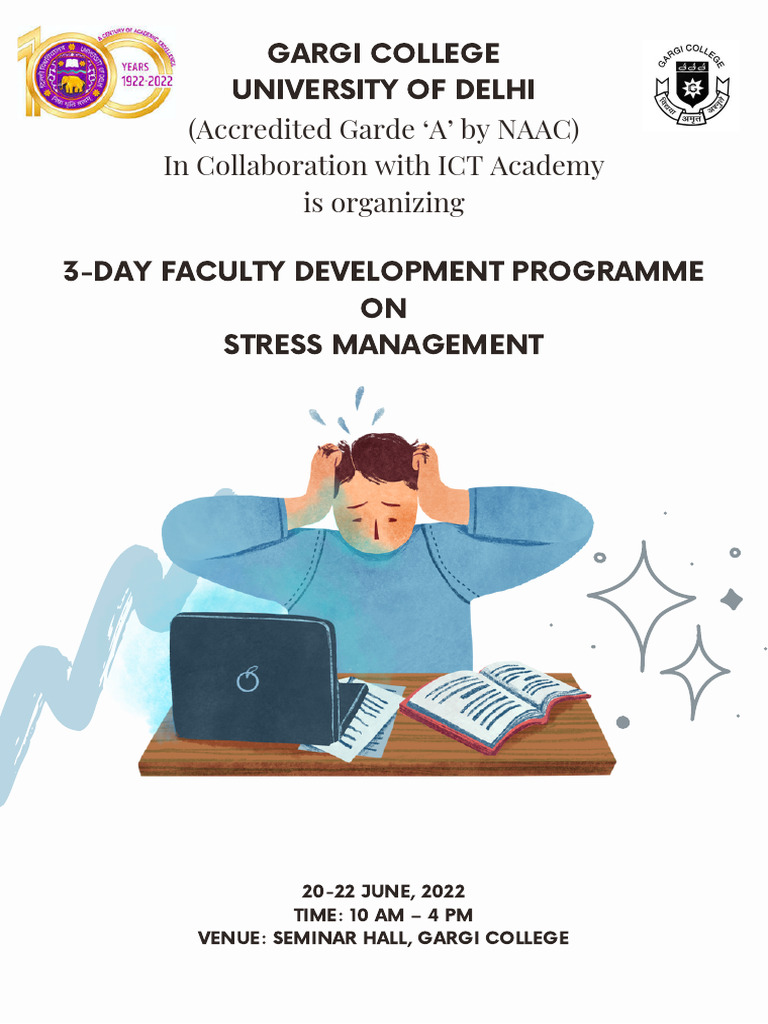 Stress Management Workshop Brochure 1 | PDF | Stress (Biology) | Psychology