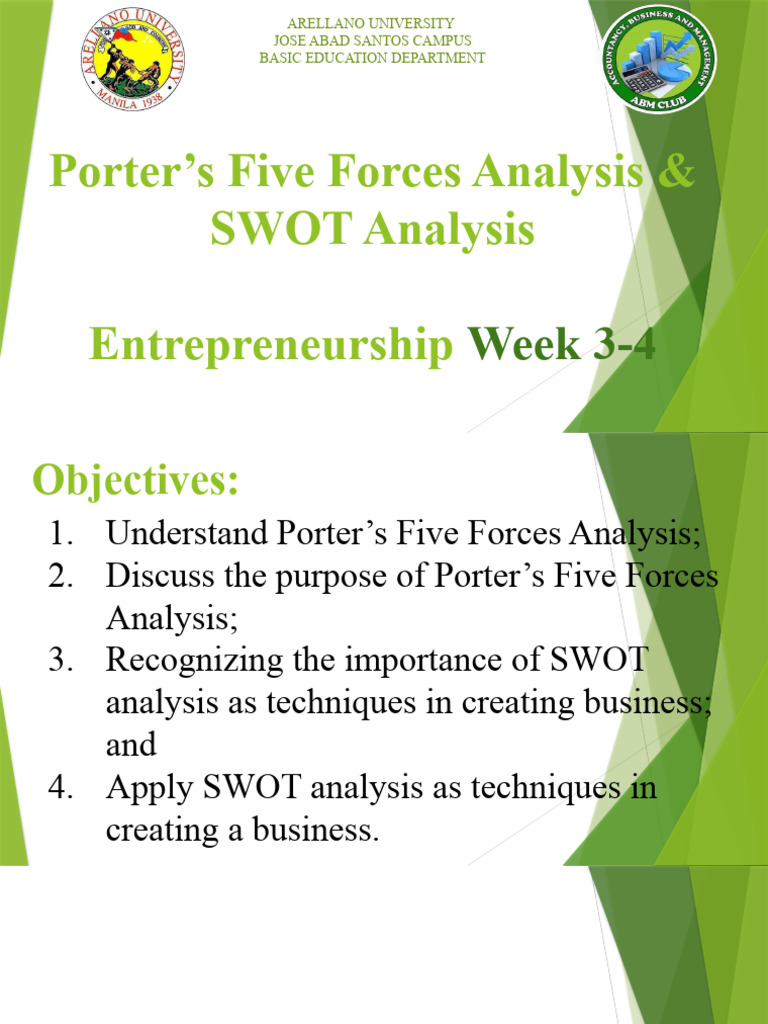 Entrep Lesson 3 | PDF | Swot Analysis | Business