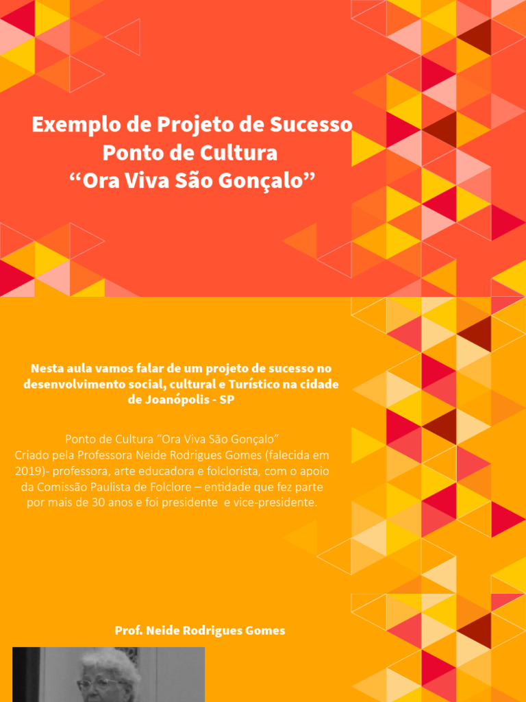 Exemplo de Projeto de Sucesso | PDF