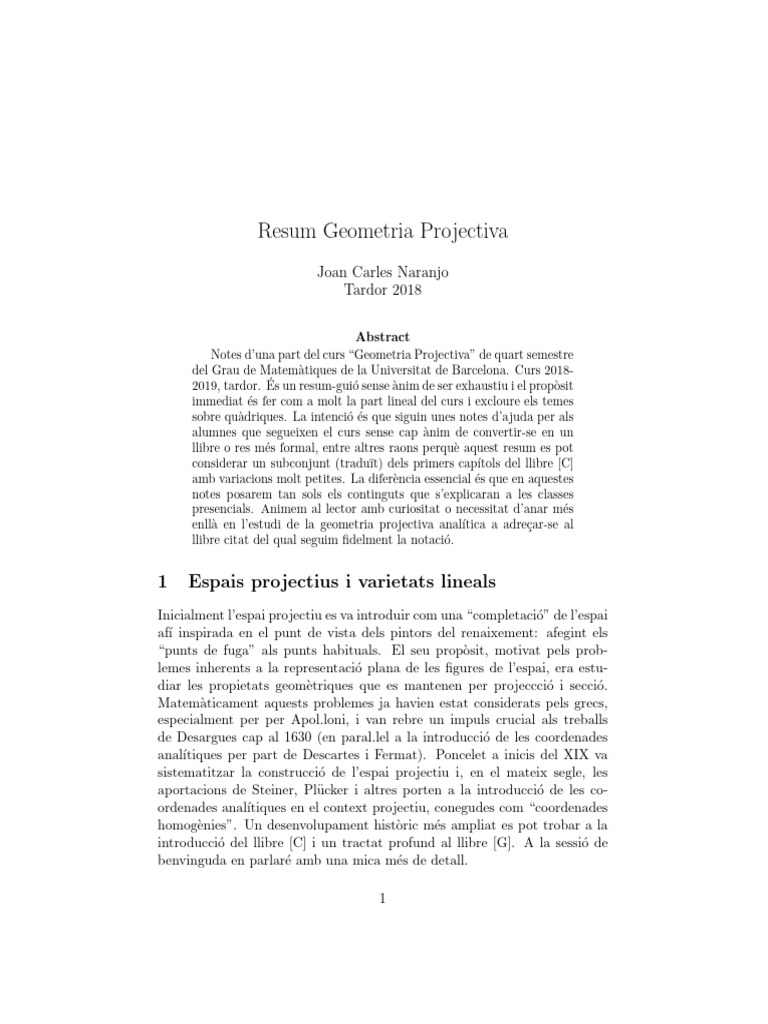 Resum GP (JC Naranjo) | PDF