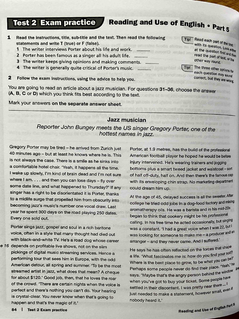2 Reading Exam 1-3 | PDF