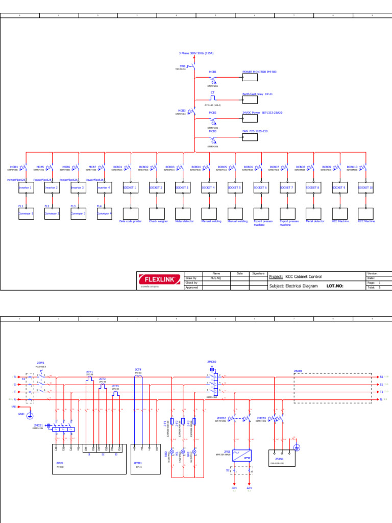 E Drawing KCC | PDF | Manufactured Goods | Electrical Engineering