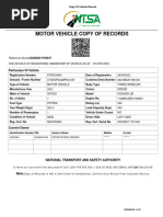 CVR Forms | PDF | Vehicle Registration Plate | Written Communication