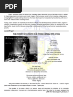 Decomposition Analysis | PDF | Poetry | Poetics