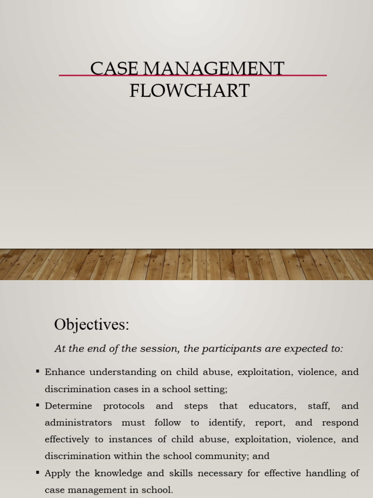 Deped Order No 40 Case Management Flow Chart 1 | PDF | Child Abuse ...