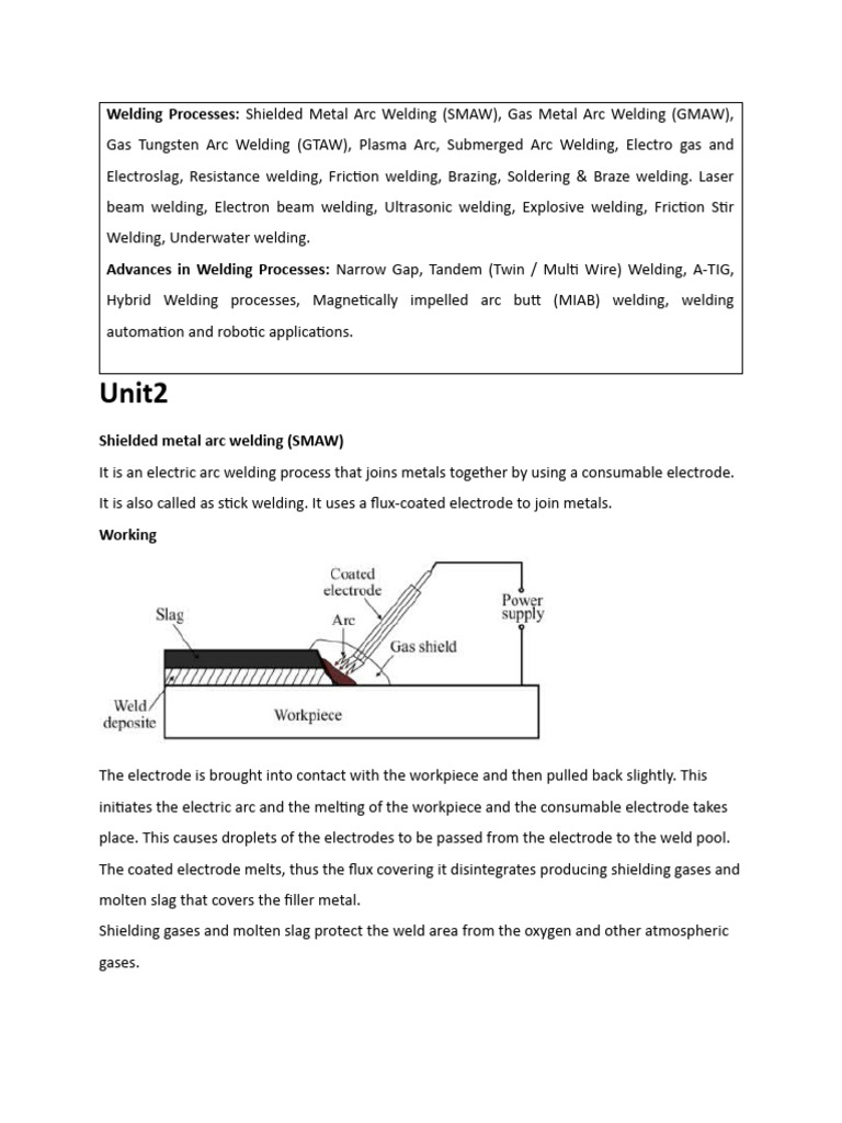 Unit 2 PDF | PDF | Construction | Welding Unit 2 PDF | PDF | Construction | Welding