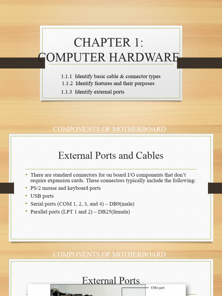 Chapter 1.1 Basic Cable Dis2020 | PDF | Usb | Electrical Connector
