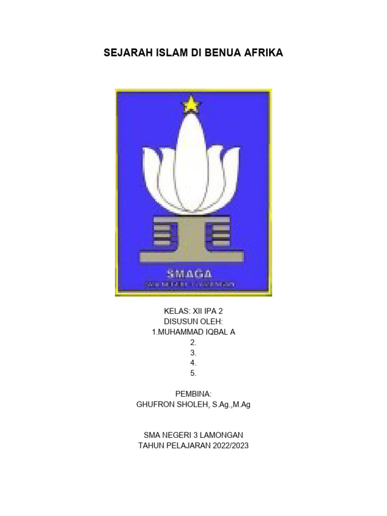 Sejarah Islam di Benua Afrika | PDF | Agama & Spiritualitas