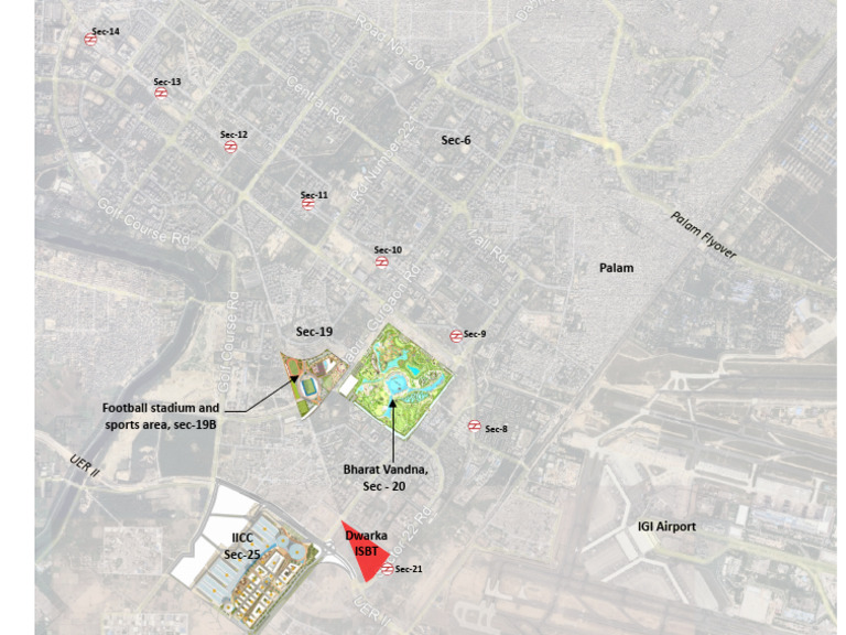 Dwarka Corridor Project Map Overview | PDF