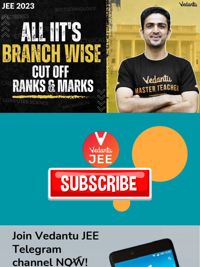 IITs Branchwise Cut Off Marks and Ranks | PDF | Engineering | Physical Sciences