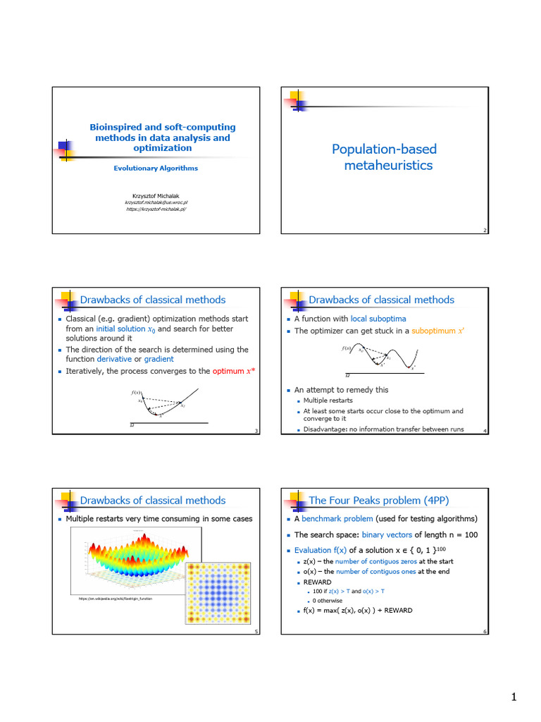 BSCM-02 Evolutionary Algorithms | PDF | Genetic Algorithm | Natural Selection