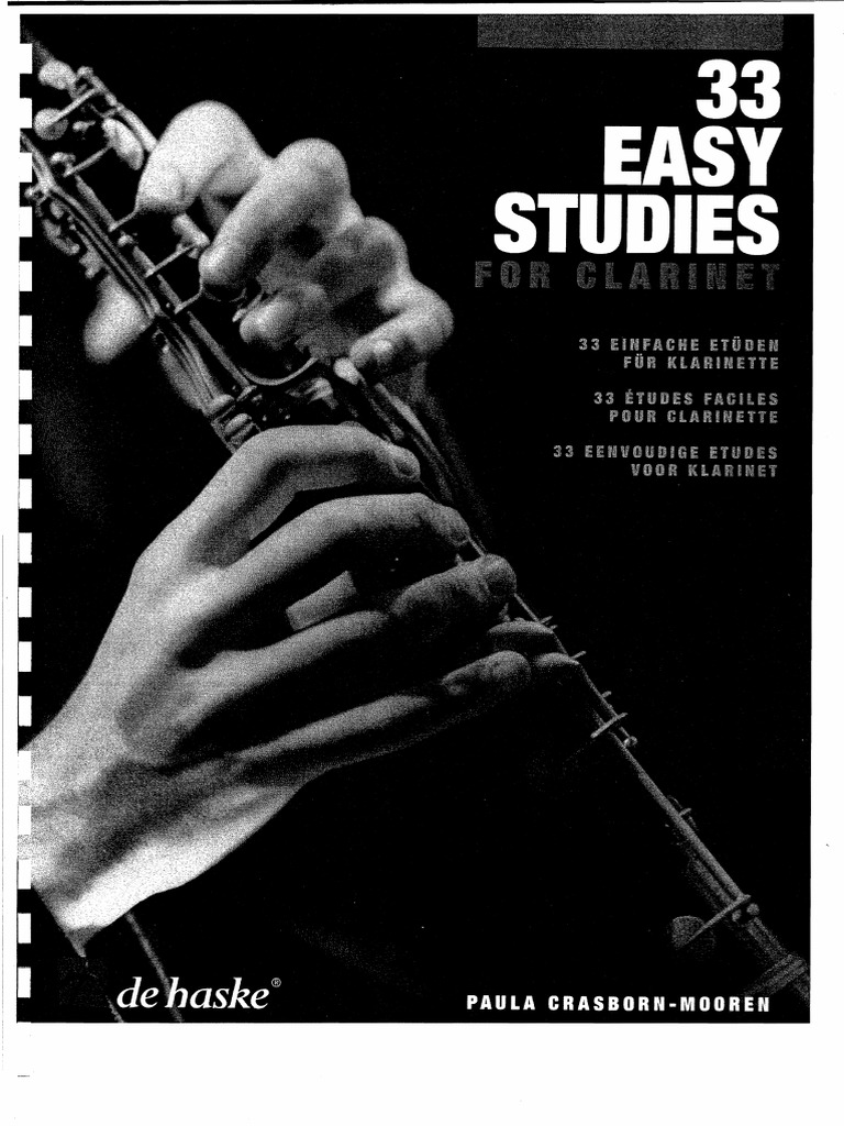P. Crasborn-Mooren - 33.easy - Studies.for - Clarinet | PDF