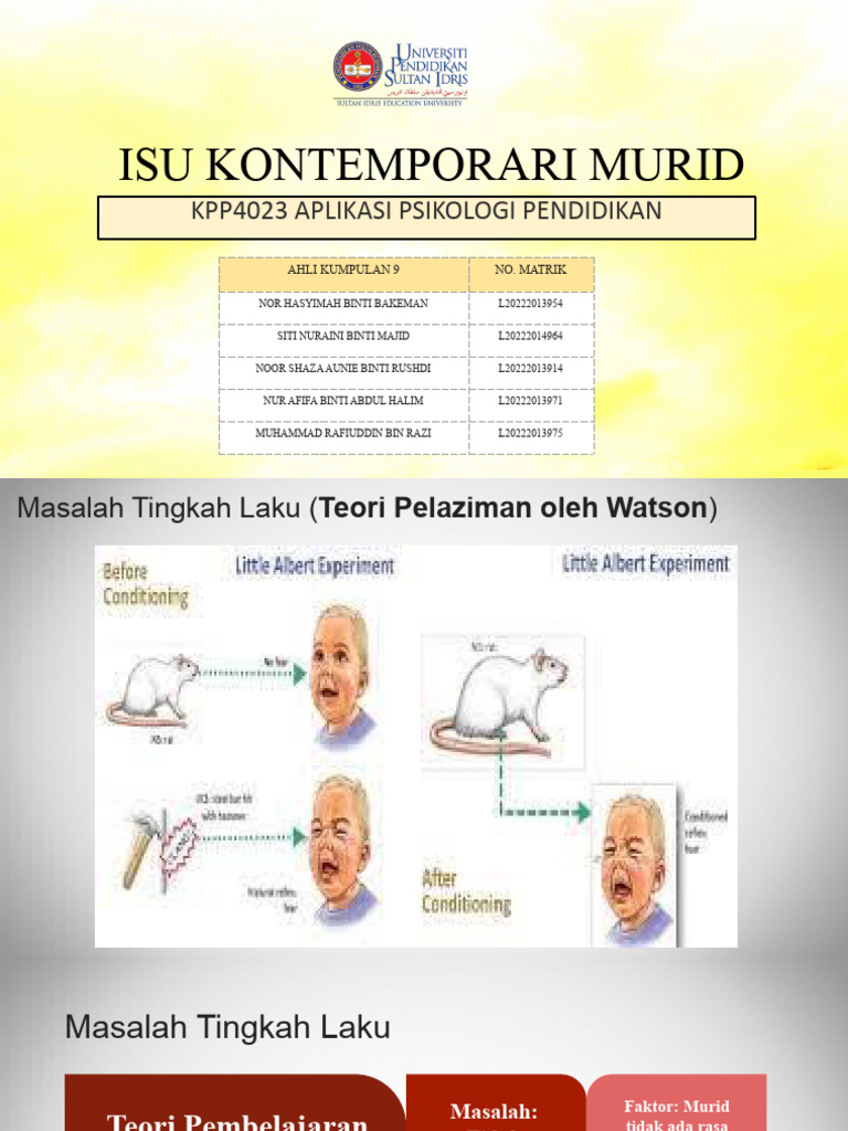 Tugasan 2 - PEMBENTANGAN - ISU KONTEMPORARI MURID | PDF