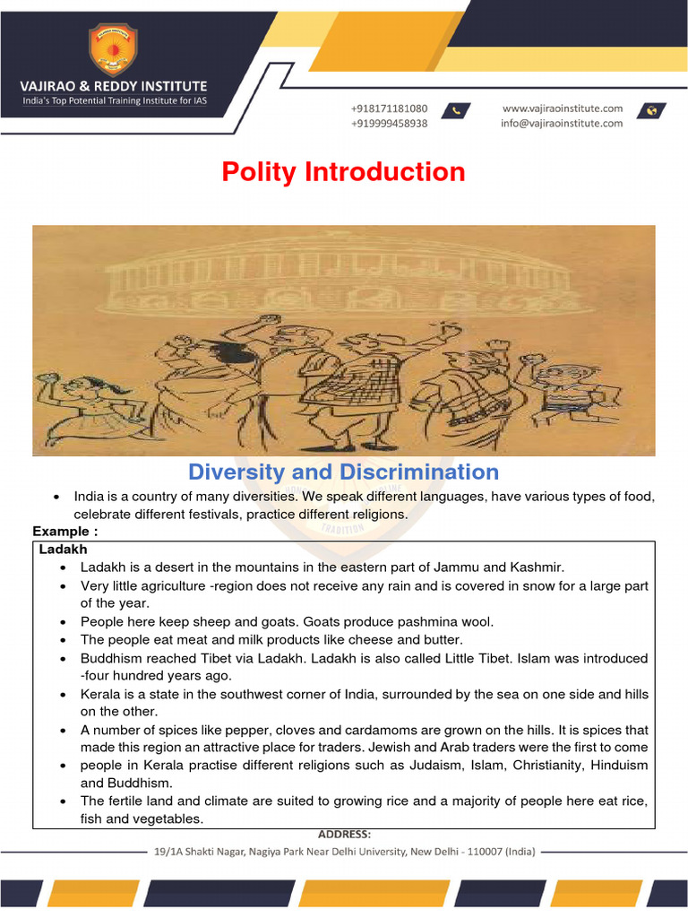 Polity Introduction | PDF | Dalit | Democracy